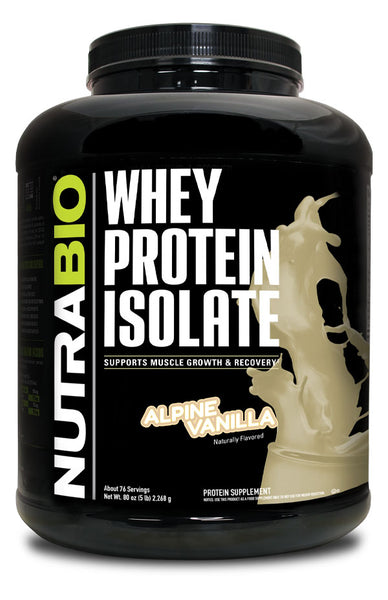 NUTRABIO ISOLATE WHEY VAINILLA 5LB 76 SERV – The Shack Supplements and ...