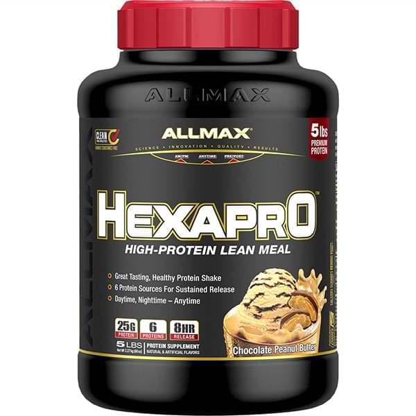 ALLMAX HEXAPRO CHOCO 5LB 52 SERV – The Shack Supplements and shakes