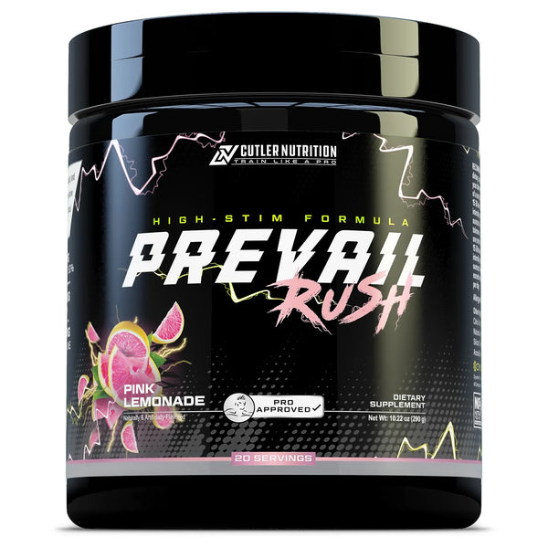 PREVAIL RUSH PRE WORKOUT PINK LEMONADE – The Shack Supplements and shakes