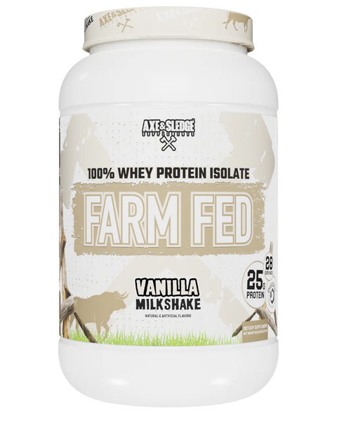 FARM FED PROTEIN Isolate Vanilla MILKSHAKE – The Shack Supplements and ...
