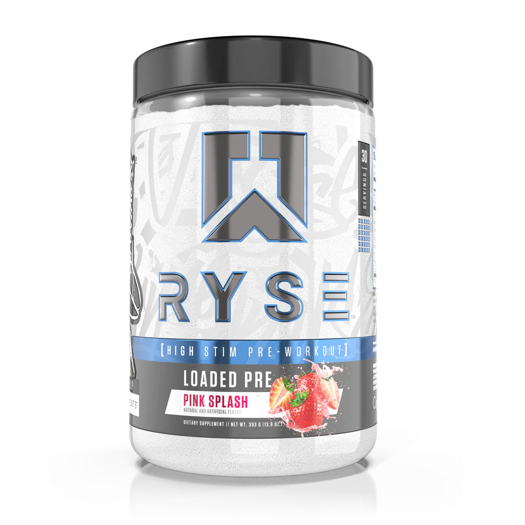 Ryse: Loaded Pre-Workout: Pink Splash – The Shack Supplements and shakes
